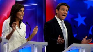 Third Republican debate: Four takeaways from the Miami event - BBC News