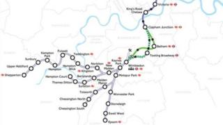 Call to extend Crossrail 2 further into Surrey - BBC News