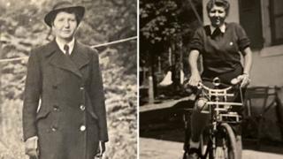 Memorial for World War Two secret courier Nicola Trahan held - BBC News