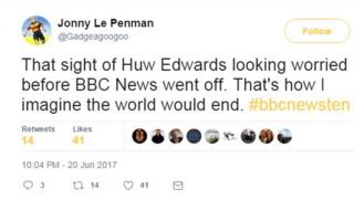 BBC News at Ten stops for four minutes over technical fault - BBC News