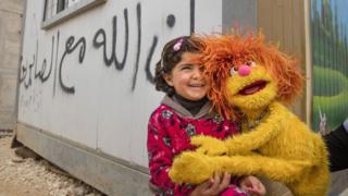 Sesame Street: Meet Lily, the first homeless muppet - BBC News