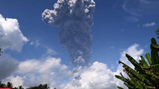 Mount Ibu: Indonesia's second-most active volcano erupts again - BBC ...