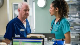 Derek Thompson: Casualty's Charlie Fairhead exits after 38 years - BBC News