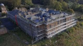 Windlestone Hall still derelict despite millions invested - BBC News