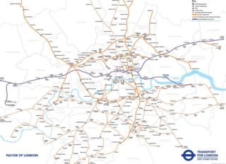 Map reveals mayor's London Overground rail takeover plan - BBC News