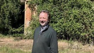 Rougham Hall: Crumbling ruins hold the secrets of centuries past - BBC News