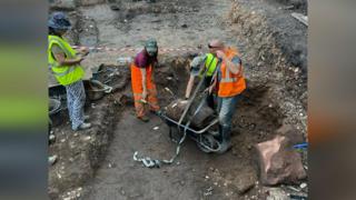 Carlisle archaeological dig discovers Roman column at cricket club ...