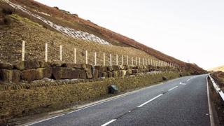 Kex Gill A59: Price to replace landslip-hit road up by £7m - BBC News