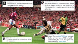 Dalian Atkinson dies after being Tasered in Telford by police - BBC News