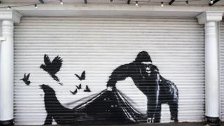 Banksy in London: Nine days of works but what do they mean? - BBC News