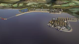 New £150m Hunterston port development plans given go-ahead - BBC News