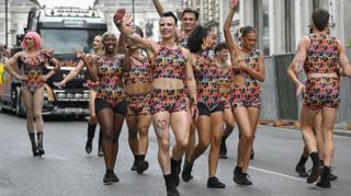 Pride in London2025: Thousands line streets to watch parade - BBC News