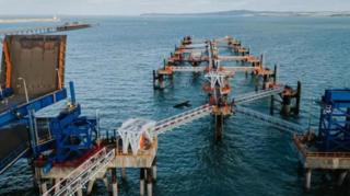 Holyhead Port to reopen fully after Storm Darragh damage - BBC News
