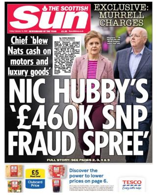 Scotland's papers: Thousands on police wanted list and pothole 'lie ...