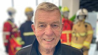 West Yorkshire firefighter celebrates 50 years in the service - BBC News