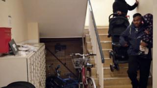 The families living in modern day slums - BBC News