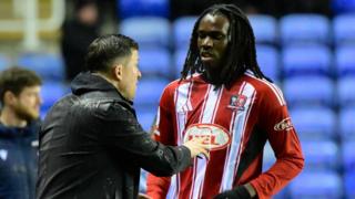 Johnly Yfeko: Exeter City defender kicks 'bad habits' to try and stay ...