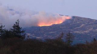 Firefighters tackle third hillside wildfire as two blazes 'under ...