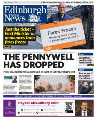 Scotland's papers: Thousands on police wanted list and pothole 'lie ...