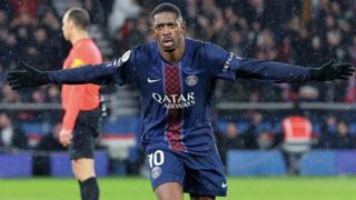 PSG 3-0 Lille: Ousmane Dembele scores twice as Ligue 1 champions move ...