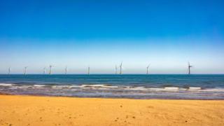 Radar technology used to give bird's eye view of wind farm - BBC News