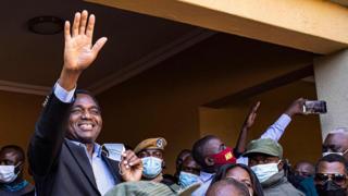 Edgar Lungu: Zambia's ex-president and the undignified row over his body - BBC News