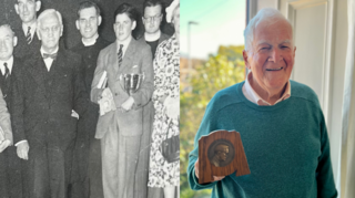 Mural renews town's love of 'hero' Alexander Fleming - BBC News