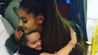 Manchester attack: PC reunited with bomb victim Lily Harrison - BBC News