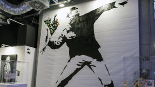 Banksy: Largest collection of artworks to go on show in Soho - BBC News
