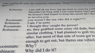 Read the text messages between Charlie Kirk accused and roommate - BBC News