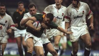 James Small: South Africa World Cup-winning winger dies aged 50 - BBC Sport
