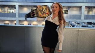 'I wanted to be a dancer - now I'm a WWE star' - BBC News