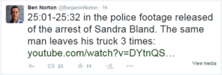Sandra Bland arrest video released by Texas officials - BBC News