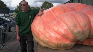 Malvern Autumn Show: Meet the giant vegetable growers - BBC News