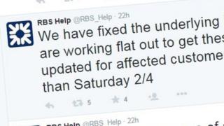 RBS payments failure 'unacceptable' - BBC News