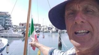 Former teacher turns daydream into epic sailing journey - BBC News