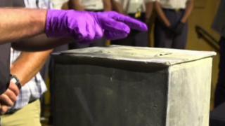 West Point time capsule: Coins and medal found in mysterious box - BBC News