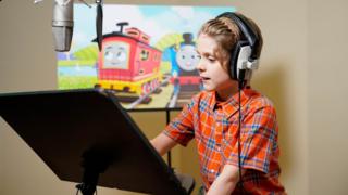 Thomas & Friends: Boy overjoyed to voice new autistic character - BBC News