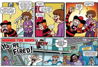 Minnie the Minx: Beano character marks 70th anniversary - BBC News
