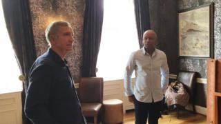 Mark Walters: No-one spoke about the racist abuse - BBC News