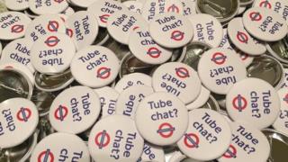 Tube chat: The new badge encouraging commuters to talk to each other ...