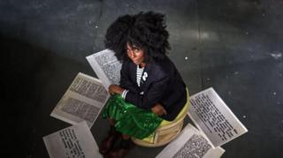 Princess Essex tells story of first black beauty queen entrant - BBC News