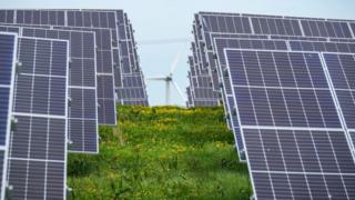 Controversial Alaw Môn solar farm plan approved on Anglesey - BBC News