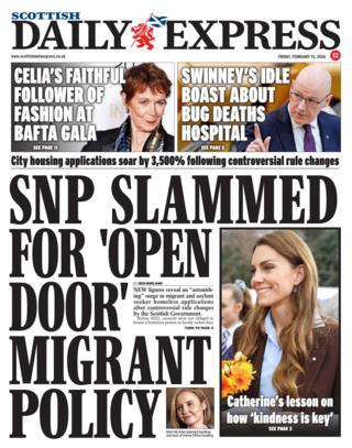 Scotland's papers: Thousands on police wanted list and pothole 'lie ...