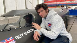 Guy Martin unveils new world speed record attempts - BBC News