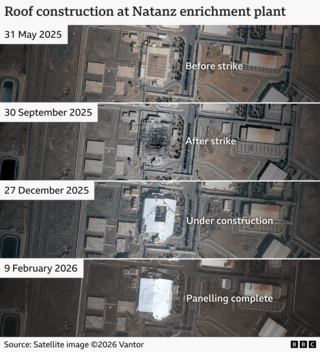 Iran fortifies underground complex near nuclear site, satellite images ...