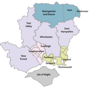 Which Hampshire councils could join up under reorganisation? - BBC News