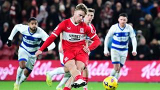 Middlesbrough 3-1 QPR - Boro maintain 100% record under Hellberg - BBC ...
