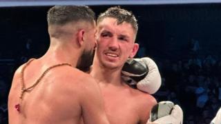 Liam Davies: Shropshire boxer moves up a weight after first loss - BBC ...