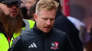 David Perkins: Exeter City coach fined after Lincoln City red card ...